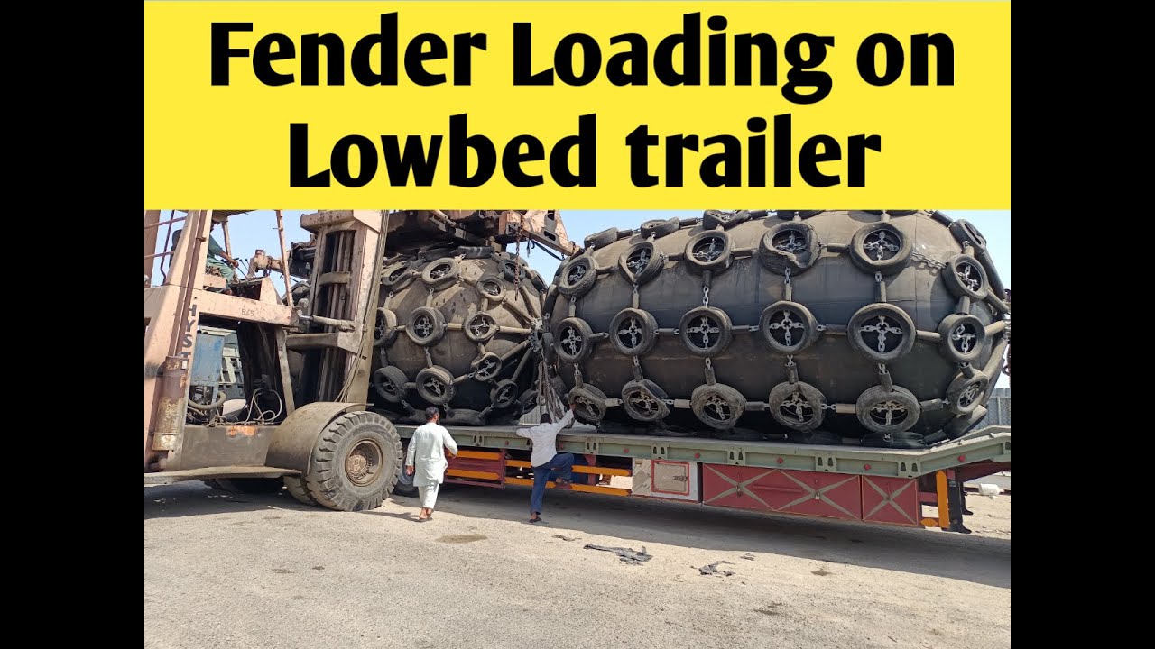 How loading fenders on lowbed trailer | Transportaion | Fenders loading ...