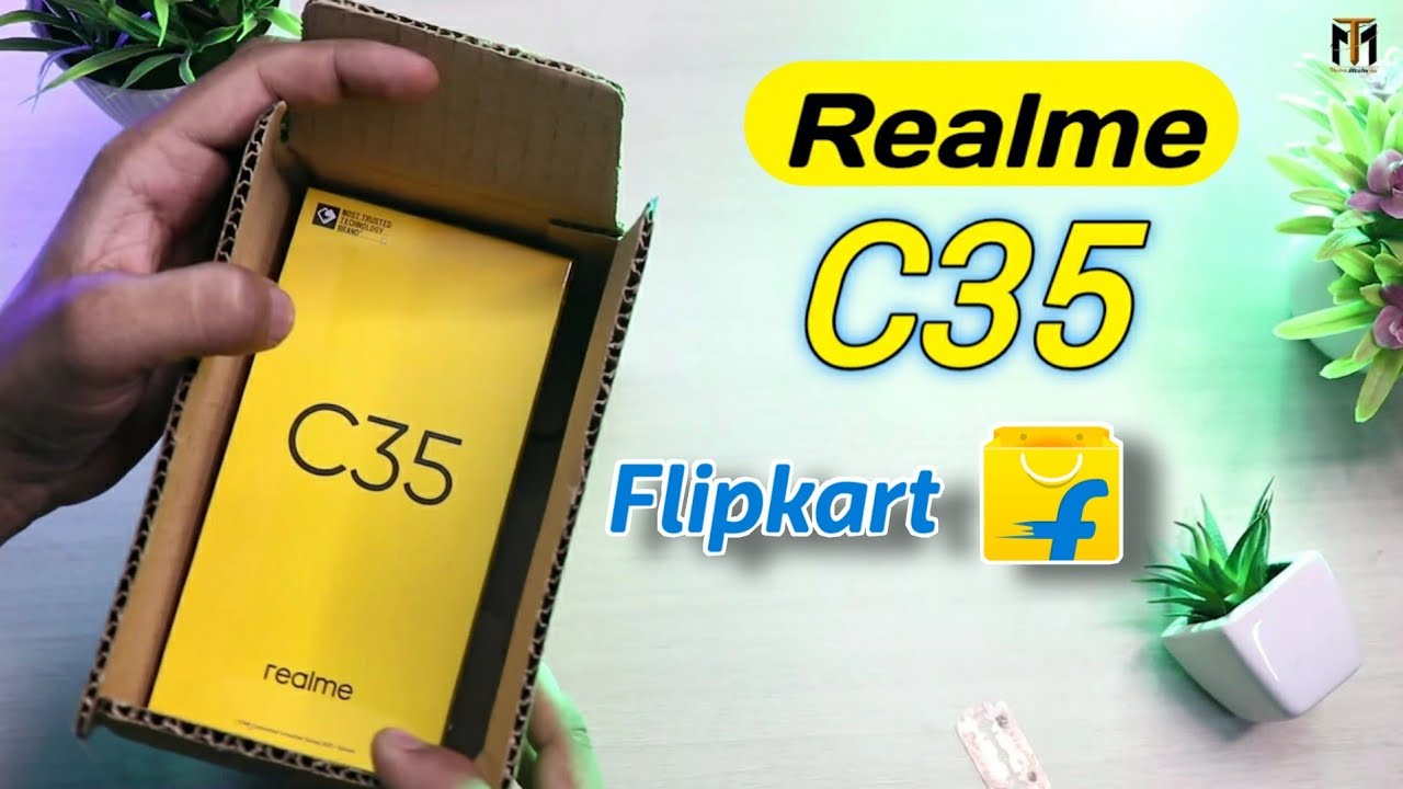 Realme C35 Unboxing | First Look |50MP Camera | Flipkart 1st Sale Unit ...