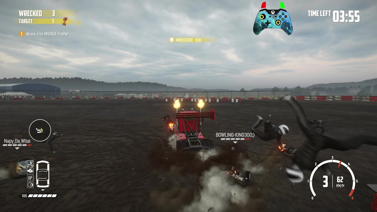 Wreckfest 25.11.01 Big Rig Rampage Rush - Fairfield Mud Pit Demolition ...