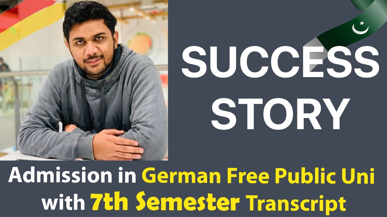 Admission in German University with 7th Semester Transcript ...