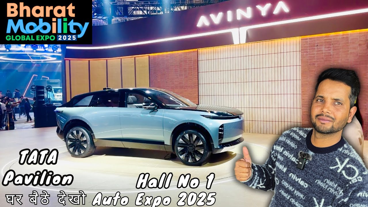 Auto Expo 2025 | Tata Pavilion Hall No1 |घर बैठे देखो Auto Expo😜 ...