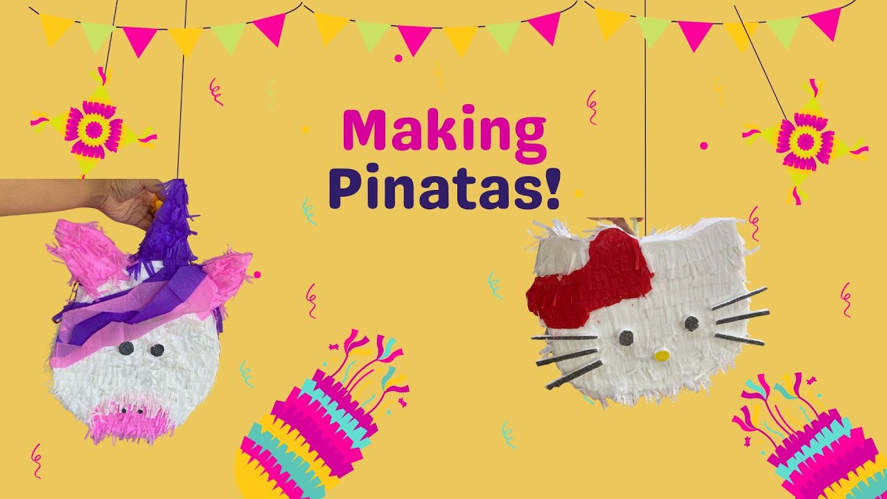 Making pinatas! - YouTube