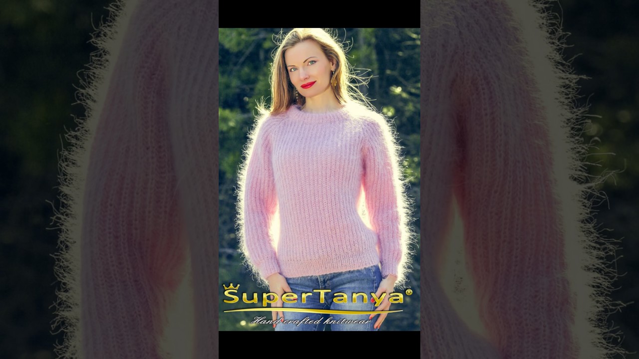 Sexy Pink Summer Mohair Sweater By Supertanya Youtube