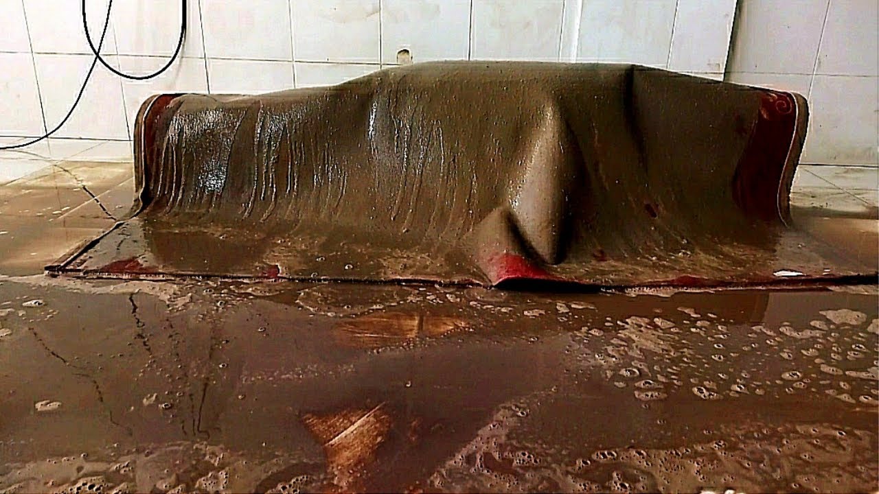the-carpet-has-become-lighter-amazing-muddy-carpet-cleaning-asmr