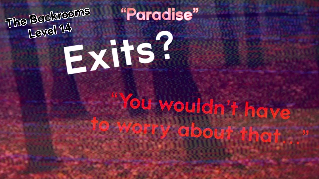 Reviewing my Favorite Backrooms Level - Level 14 “Paradise” - YouTube