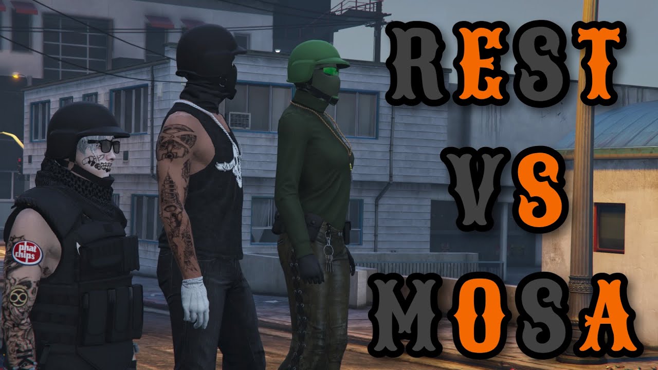 REST VS MOSA CREW V CREW #gta5 #gta #explore - YouTube