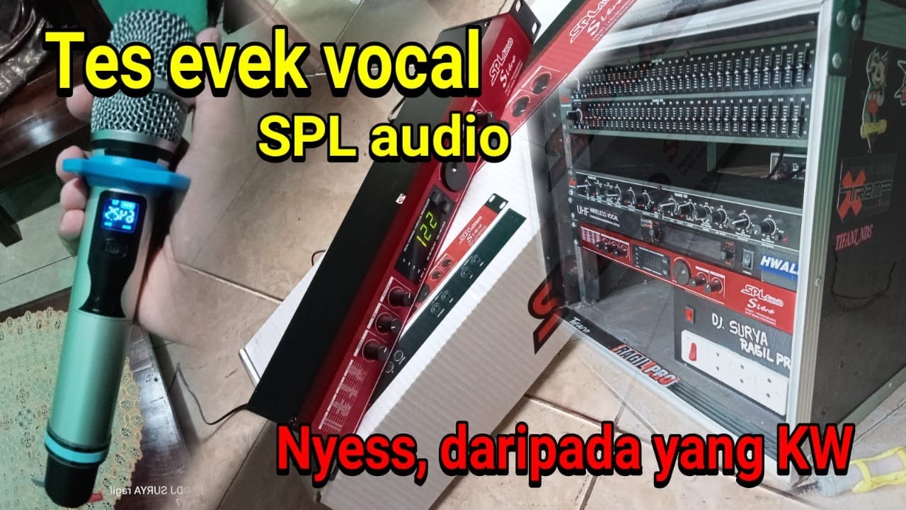 Testing efek vokal spl audio - YouTube