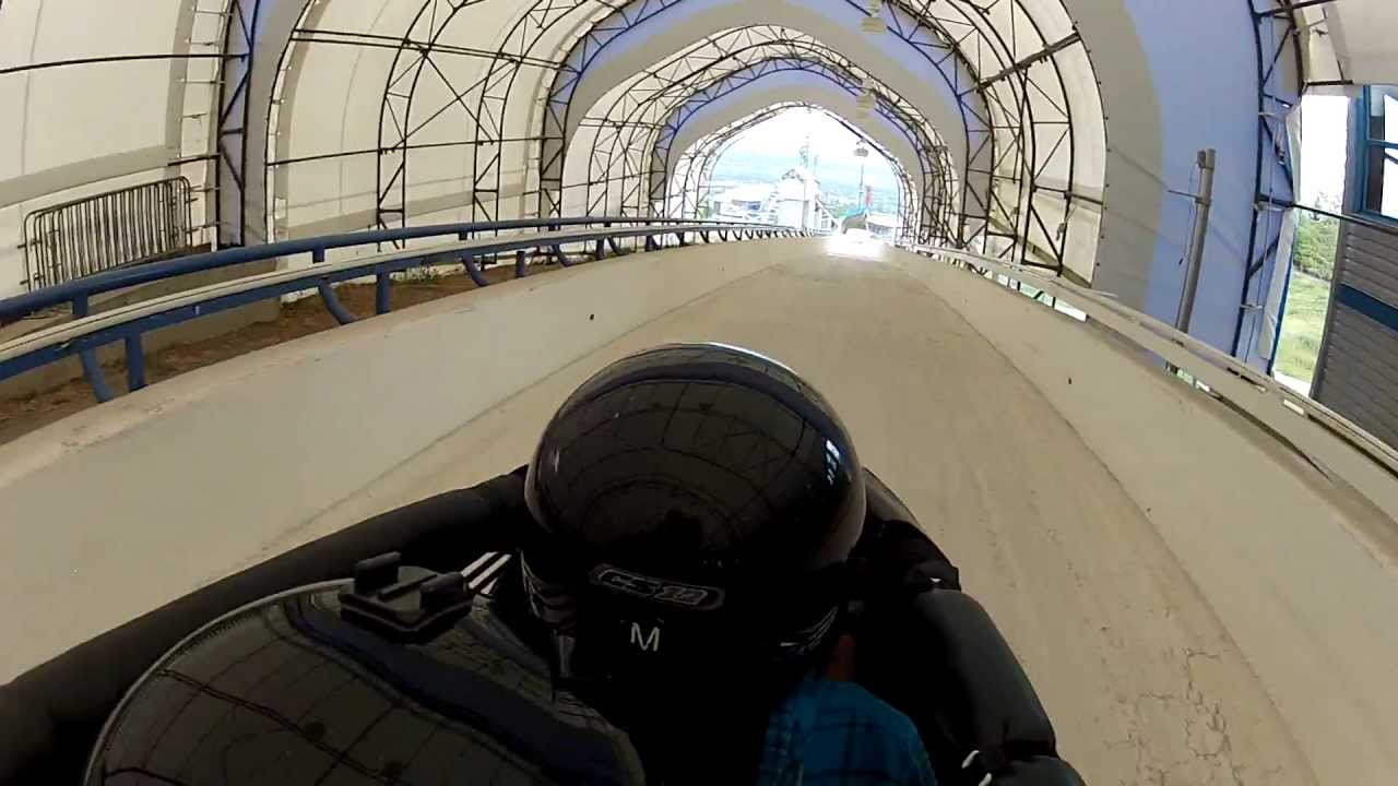 Bobsleigh ride - Calgary Canada Olympic Park - YouTube
