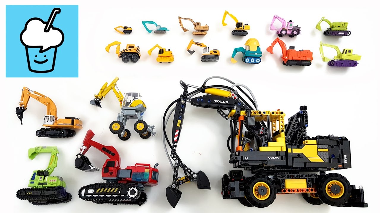 Excavator for children kids and more with tomica トミカ lego transformer ...
