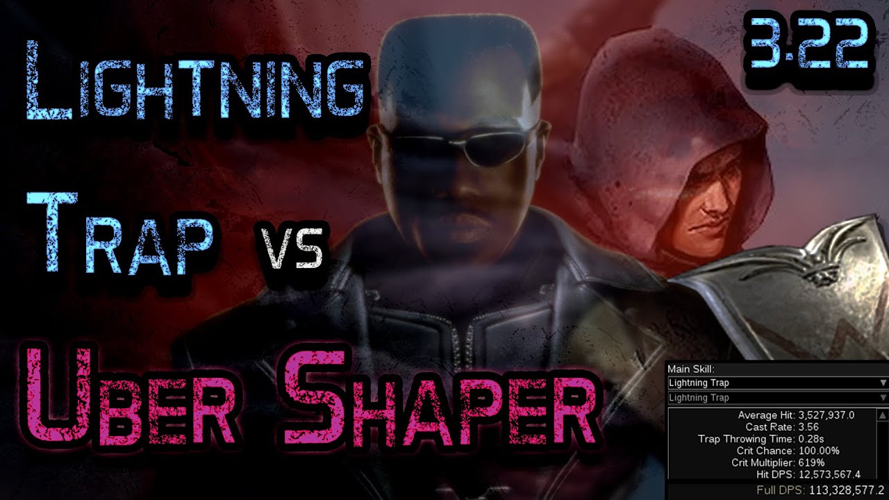 TDF POE - Battle Trapper showcase vs Uber Shaper and Juicy map - YouTube
