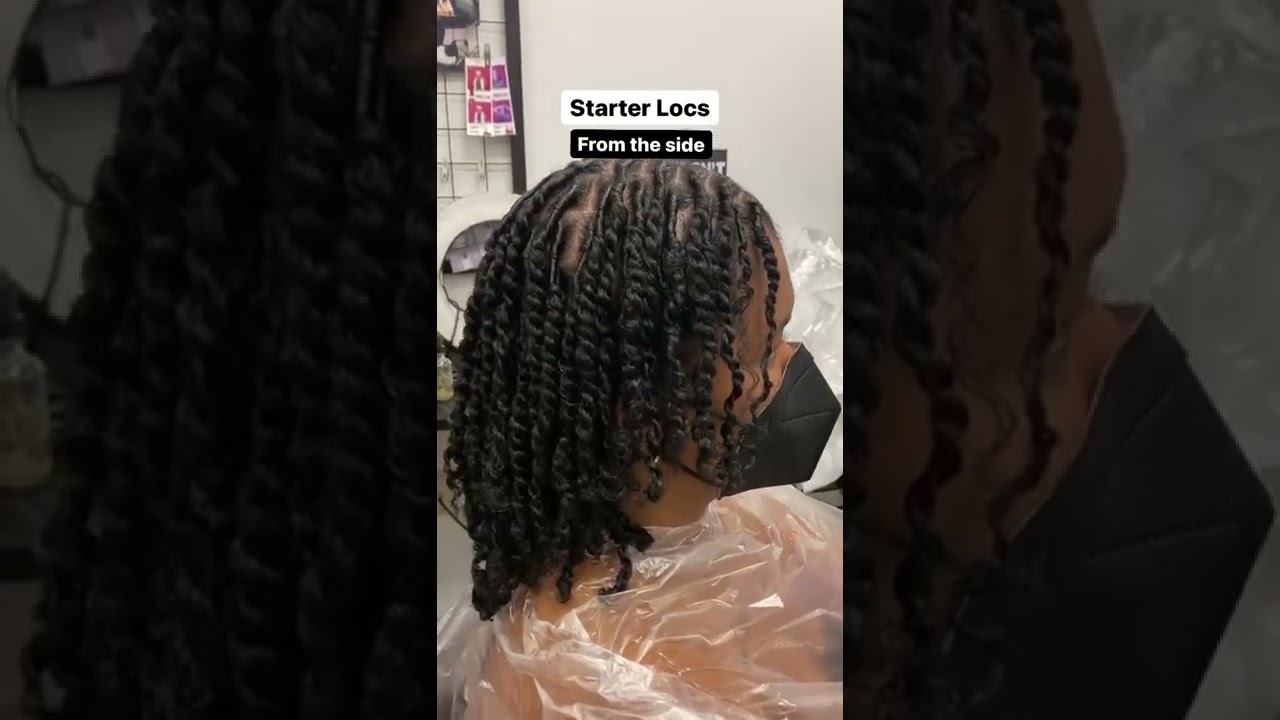 Small two-strand twists with brick parting | IG: @c.grayton - YouTube