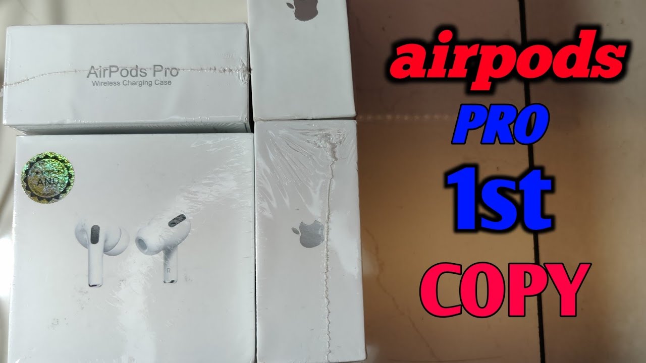 airpods pro, airpods pro 1st copy - YouTube