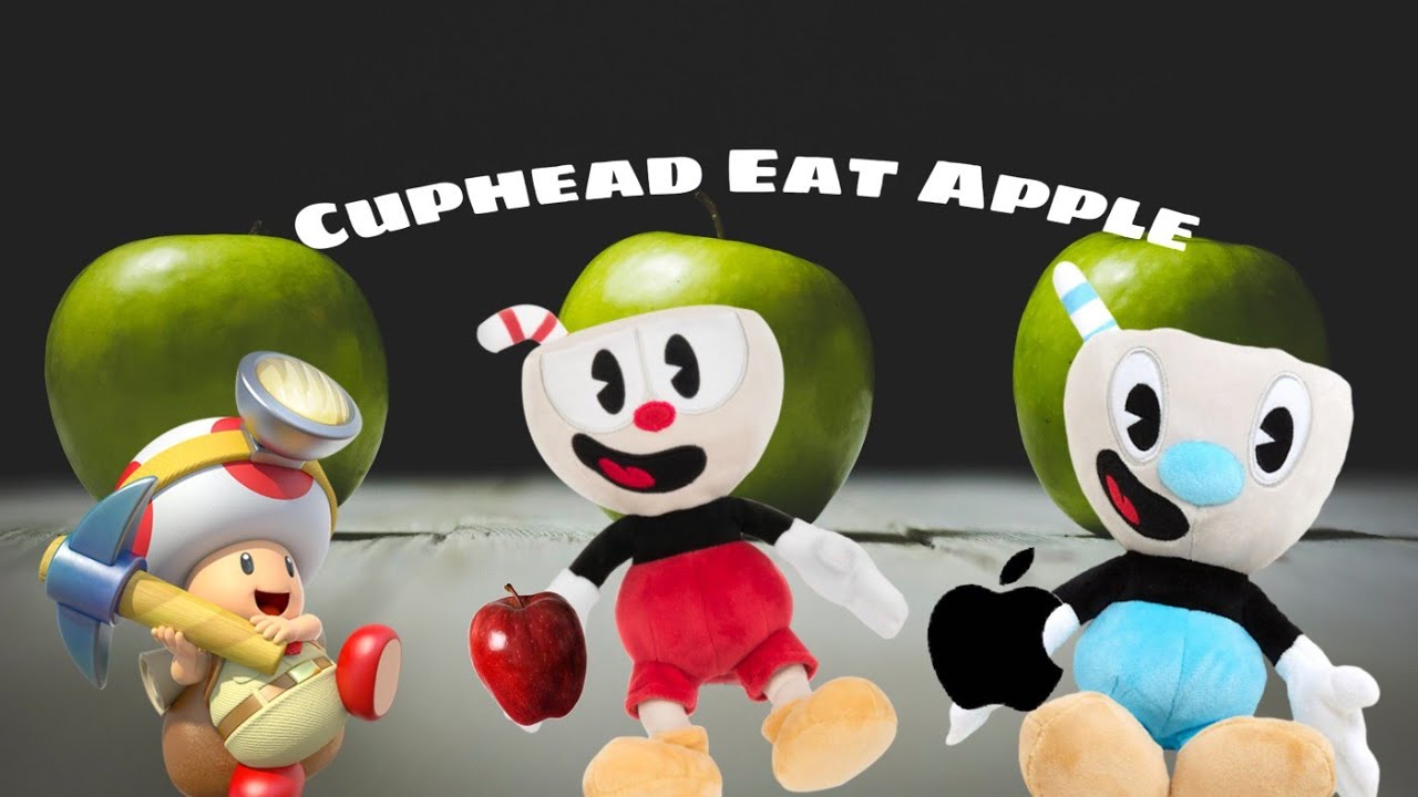 Cuphead Eat apple ft Mugman - YouTube