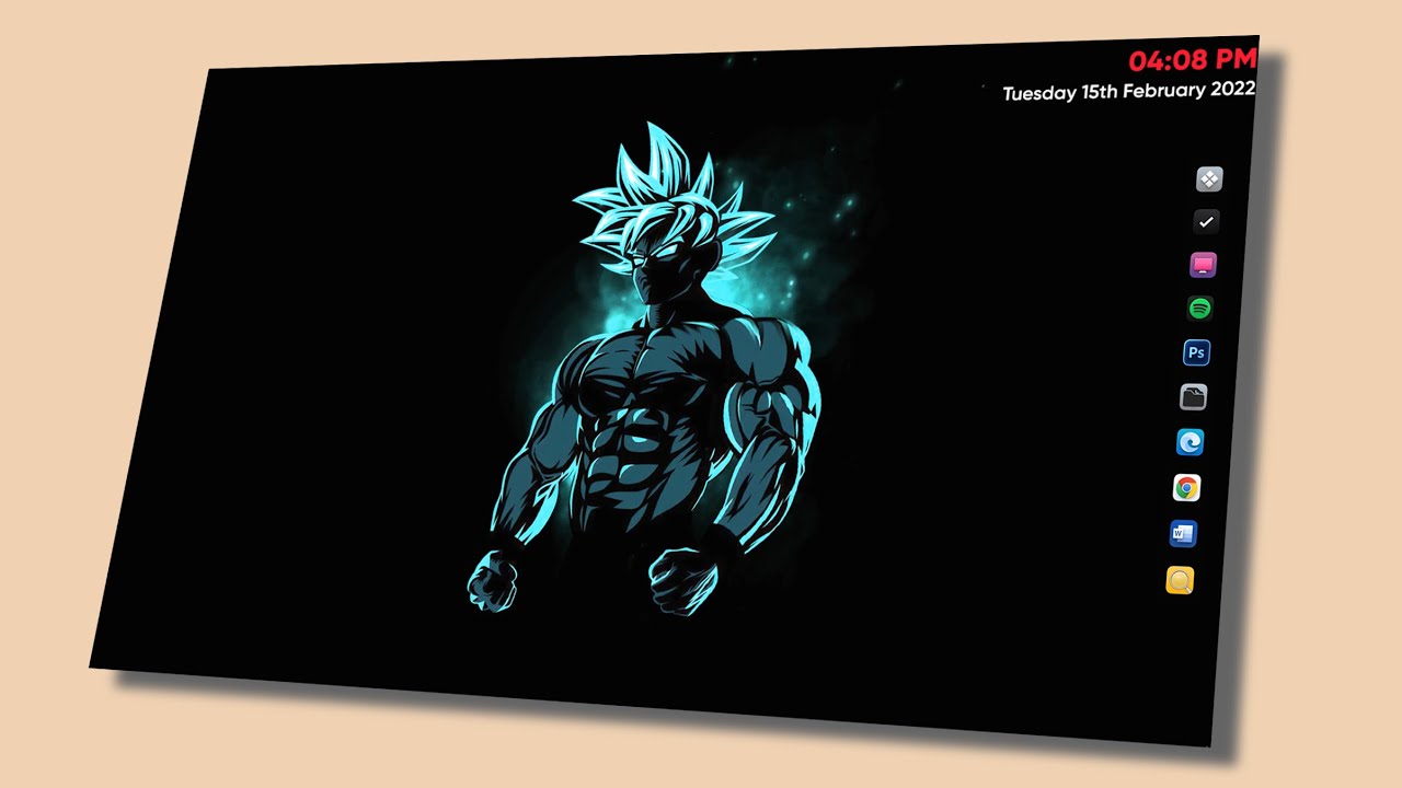 GIVE YOUR PC A FAVOLOUS LOOK WITH GOKU BEAST MODE THEME | DESKTOP ...