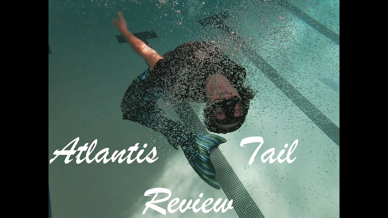 Fin Fun Atlantis Tail Unboxing & Review - YouTube