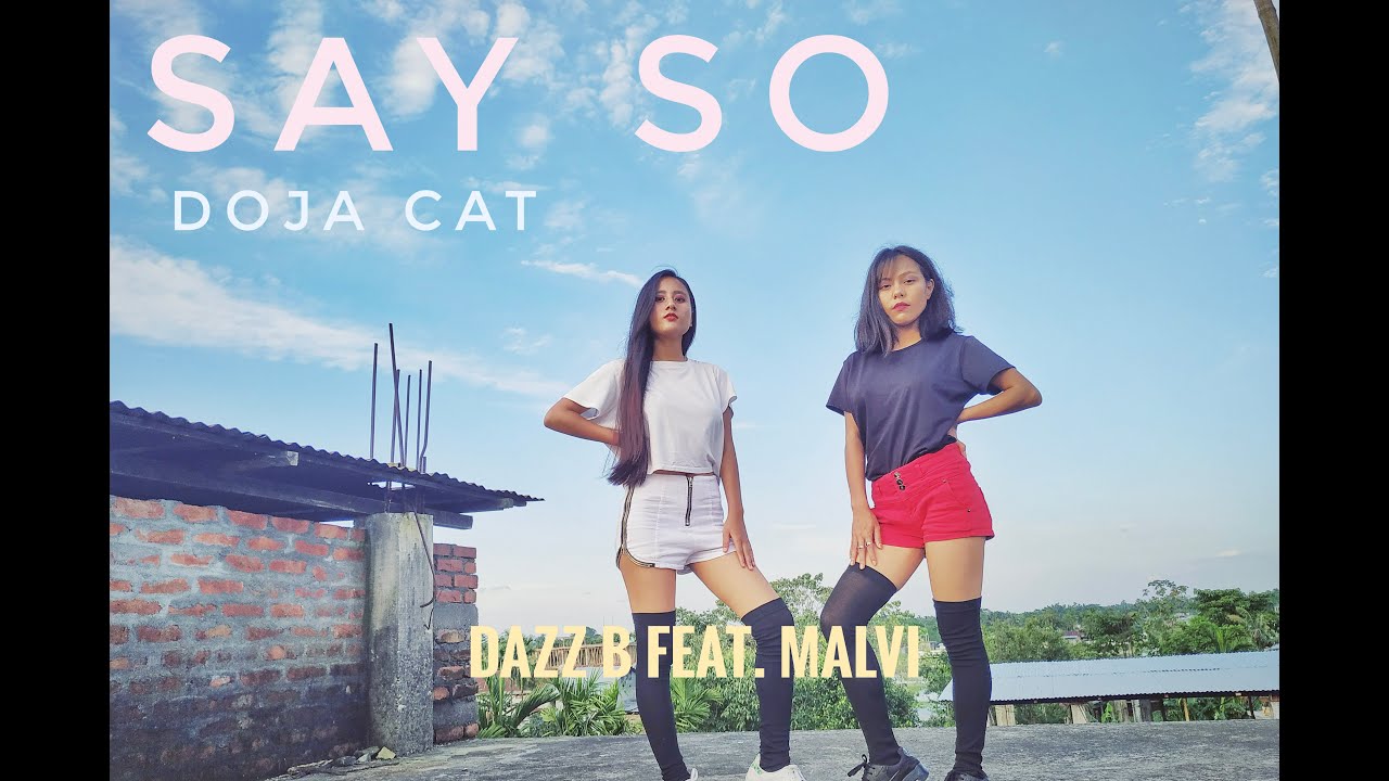 Doja Cat - Say So / Dance Cover by Dazz B feat. Malvi - YouTube