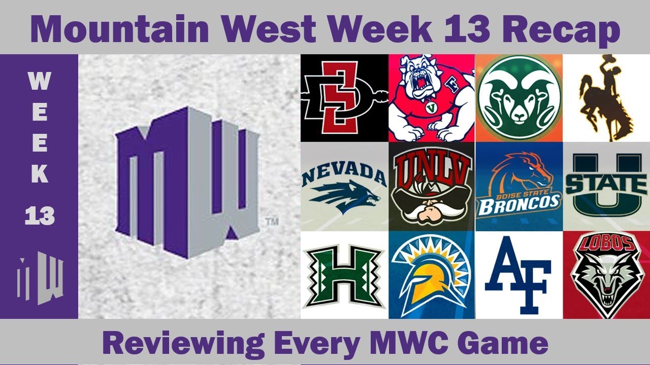 Mountain West Week 13 Football Recap - Every MWC Game Discussed - YouTube