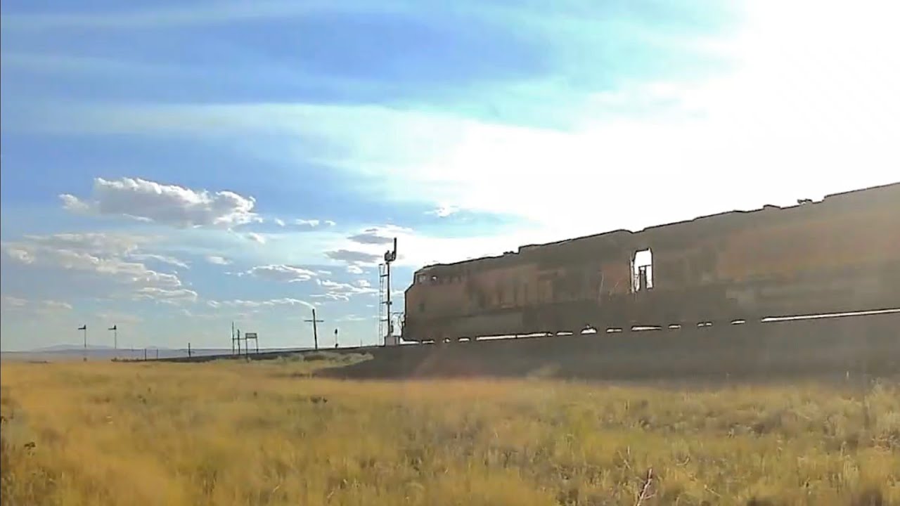 *Loud* Rare BNSF freight movement past Semaphores @ Colmor, NM on ...