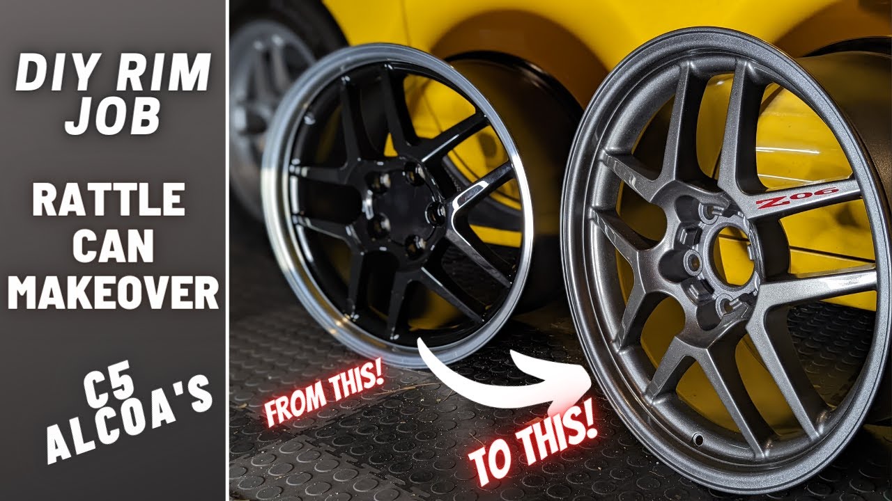 DIY WHEEL PAINT | C5 Z06 ALCOA'S AT HOME | AMAZING RESULTS ON A BUDGET ...
