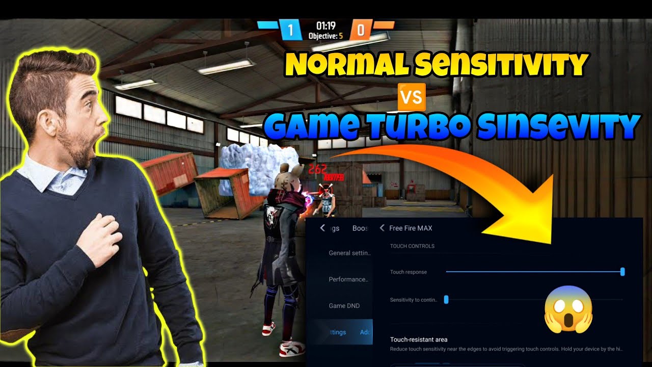 Normal Sensitivity Vs Game Turbo Sensitivity 😱 Konsa Sensitivity Acha ...