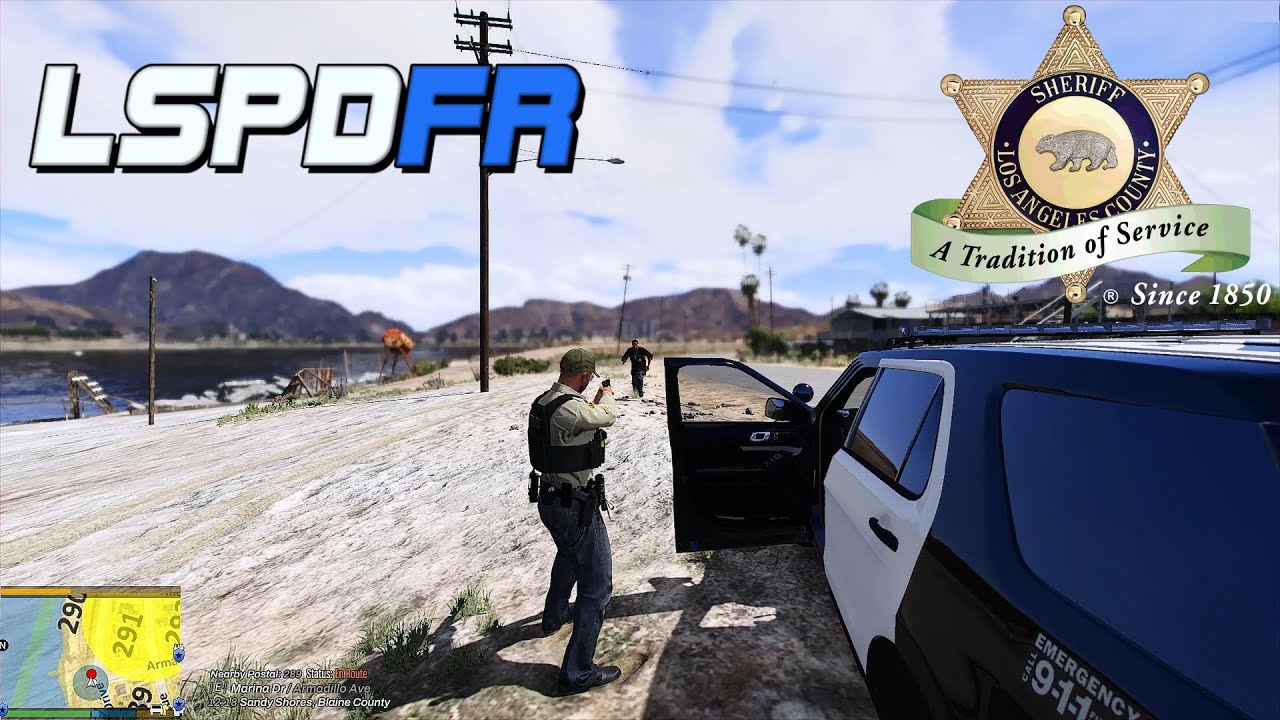 GTA 5 LSPDFR. Daily Challenges: The Role of an LASD Patrolman. #lasd ...