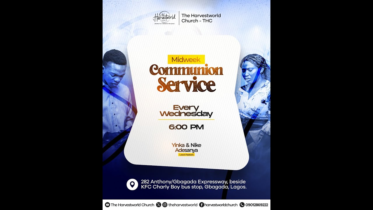 Walking In Dominion 3 | Midweek Communion Service | Wednesday November ...