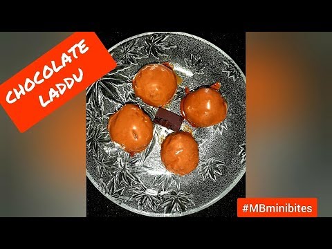 Chocolate laddu recipe | Easy to make chocolate ladoo | laddu cake ...