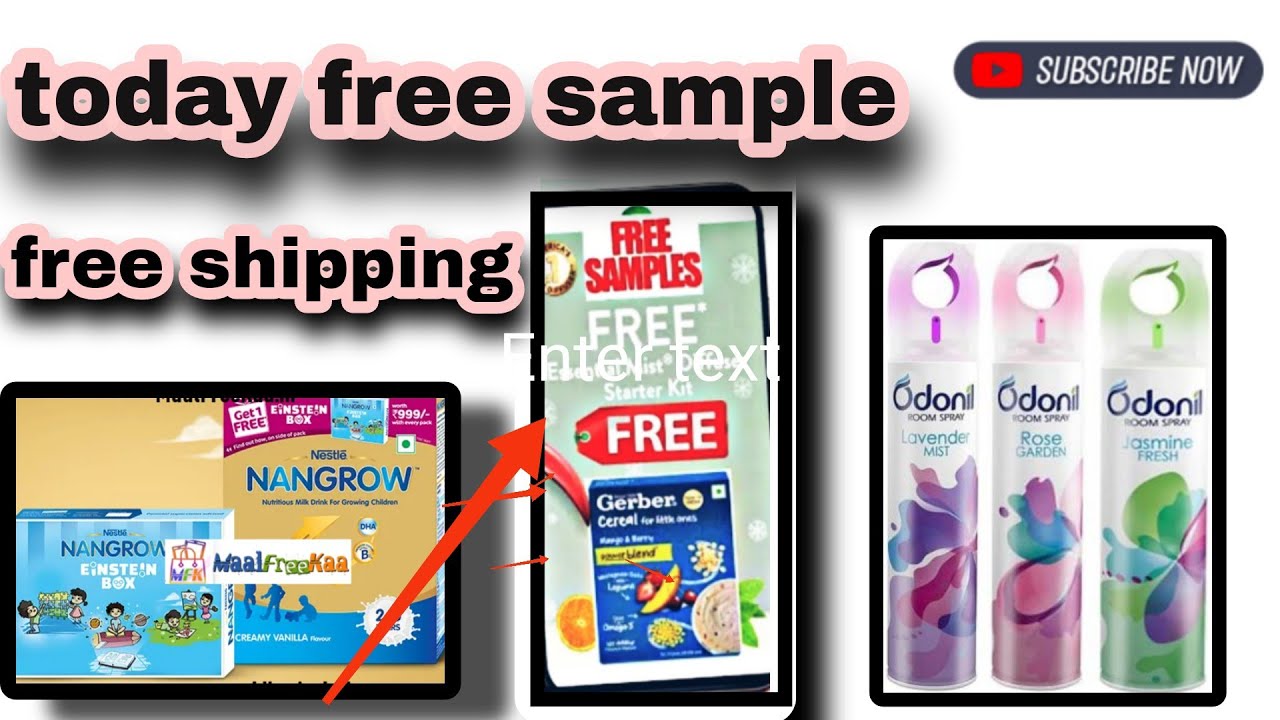 today free sample 😇 don't miss #viral #youtube #sample #offers#free# ...