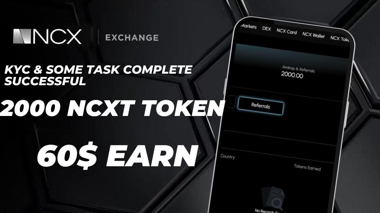 Free NCX Exchange Airdrop || 2,000 NCXT Token || 60$ Enring - YouTube