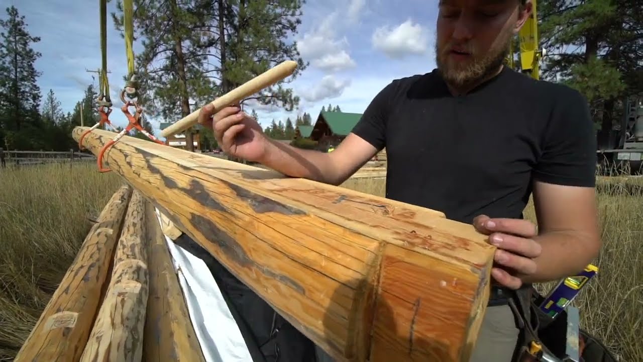 Log Cabin Tutorial | Part 3 - Main Log Set - YouTube