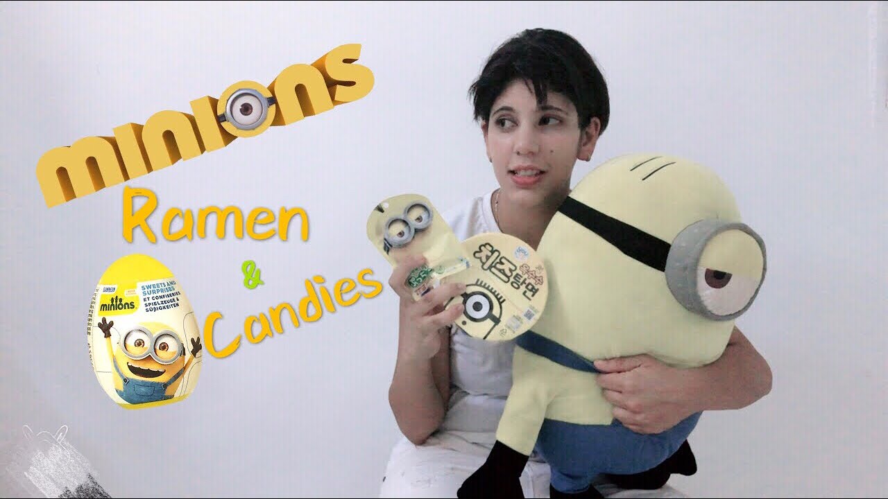 GIVEAWAY : Trying korean minion corn cheese ramen and minion surprises ...