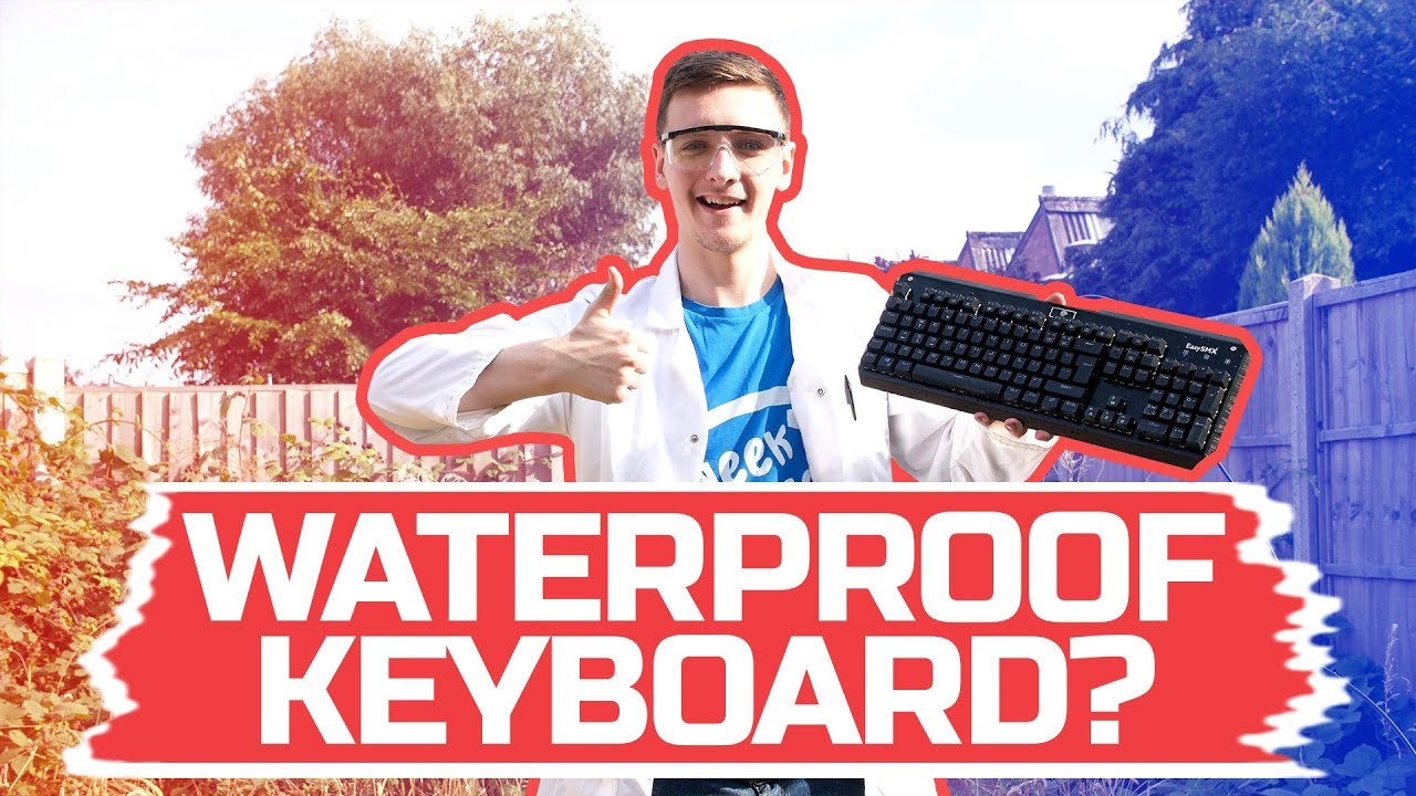Waterproof mechanical keyboard? - YouTube