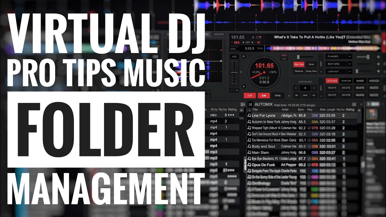 Virtual Dj 2024 Beginner Pro Tips Tutorial | How to organise your music ...