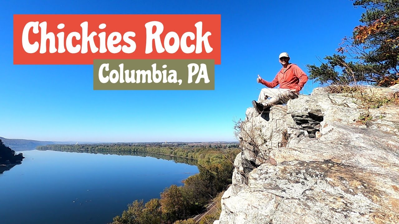 Chickies Rock Overlook, from the bottom and the top! - YouTube