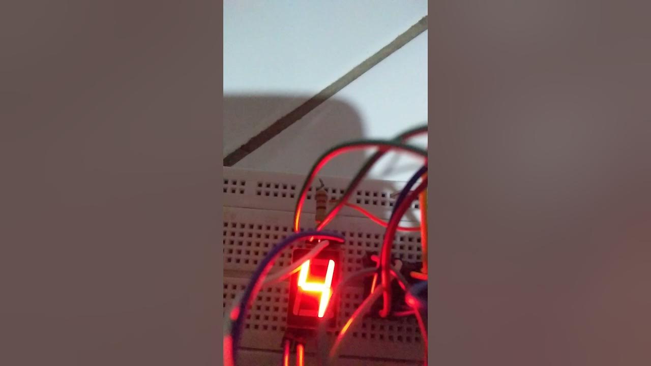 Rangkaian Counter UP (Clock, IC 74192 dan IC 7447) - YouTube