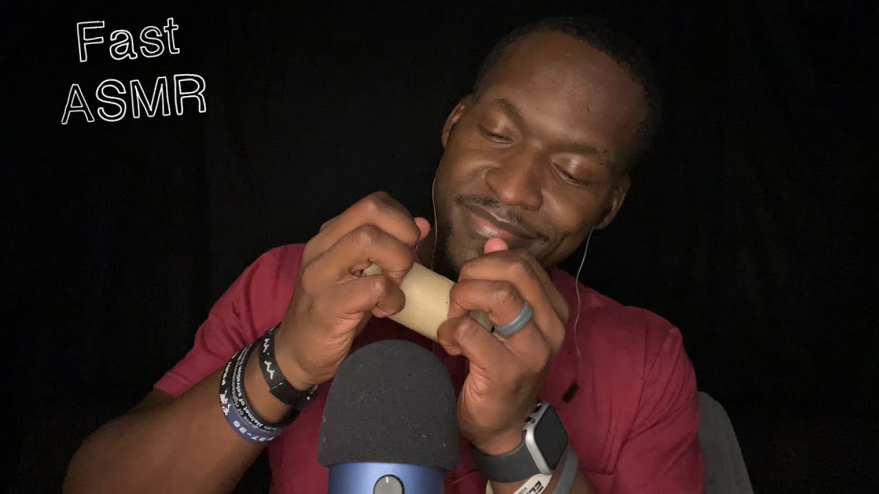 Fast ASMR {Tapping + Mouth Sounds}TINGLY - YouTube