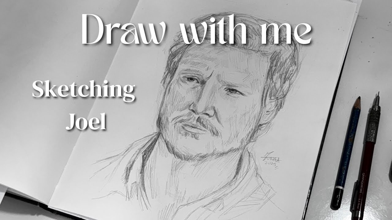 Relaxing Sketch Session – Drawing Joel from The Last of Us - YouTube