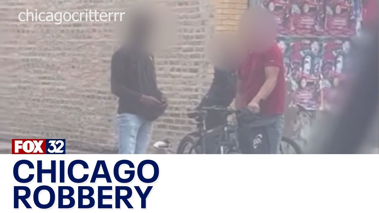 Video shows two young males robbing a victim in Chicago - YouTube