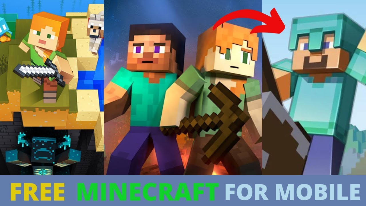 PLAY MINECRAFT ON MOBILE FREE | Best Games Like Minecraft For Mobile ...