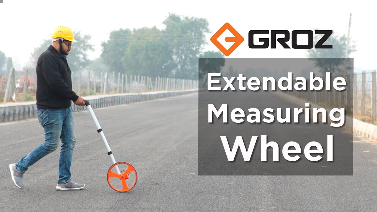 Groz Telescopic Measuring Wheel | Measures up to 9,999 Meters | MWL/1/M ...