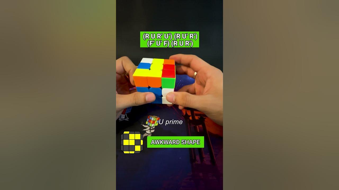 Rubik’s Cube OLL AWKWARD SHAPE (34/57) with Fingertricks | #shorts #short #youtubeshorts - YouTube