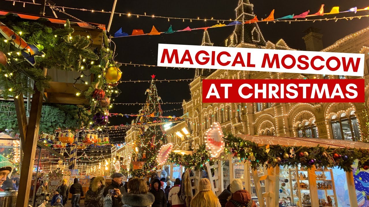 Magical Moscow on Christmas Eve - YouTube