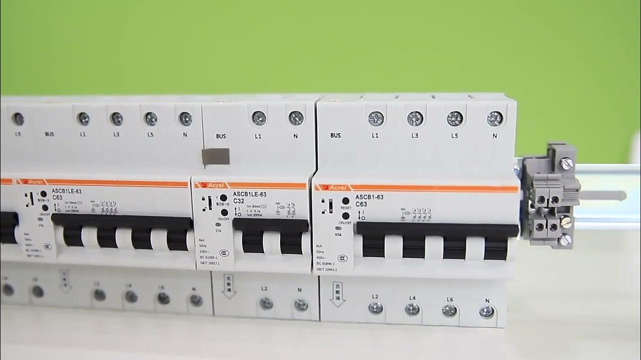 Smart Circuit breaker with Electrical parameter measurement - YouTube