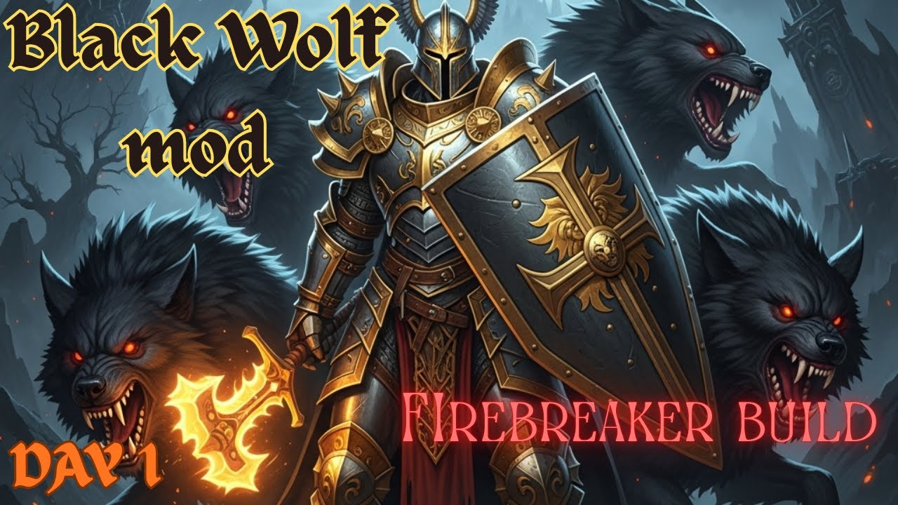 Diablo 2 BLACK WOLF MOD 4.0 | Firebreaker Paladin | Day 1 build UPDATE ...