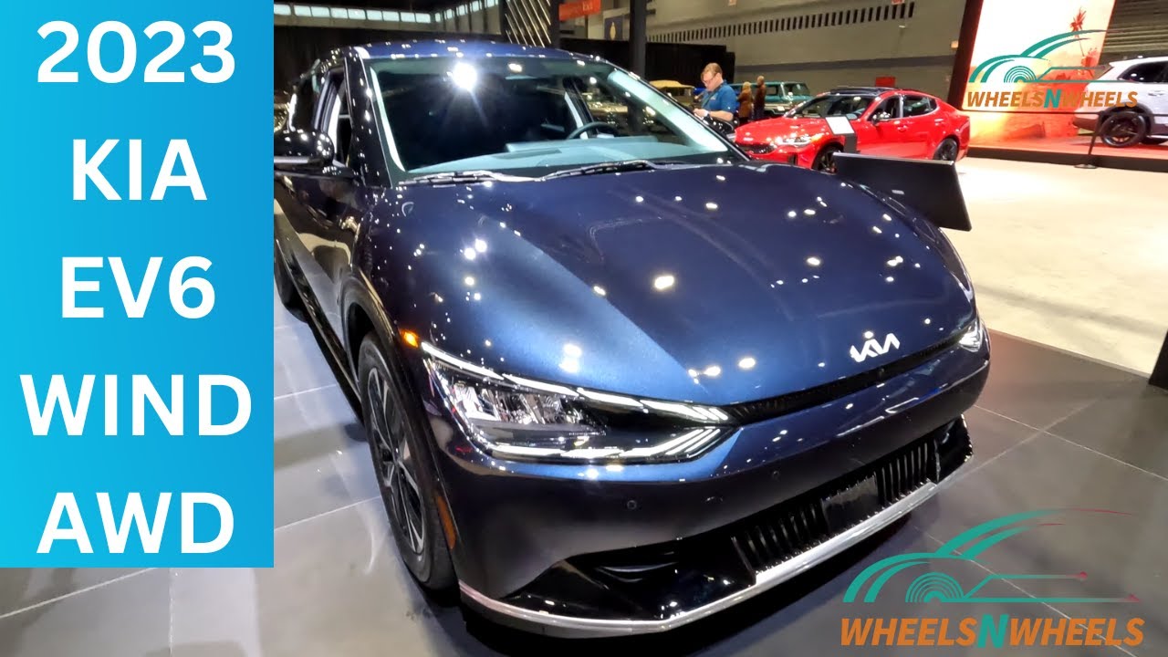 2023 EV6 WIND AWD Gravity Blue Quick Overview - YouTube