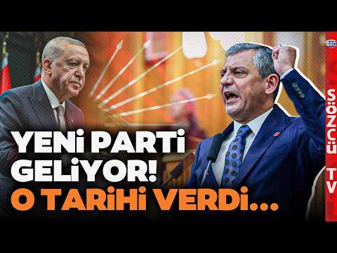 YENİ PARTİ O TARİHTE DUYURULACAK! Özgür Özel'den Erdoğan'ı Tedirgin Edecek Plan!