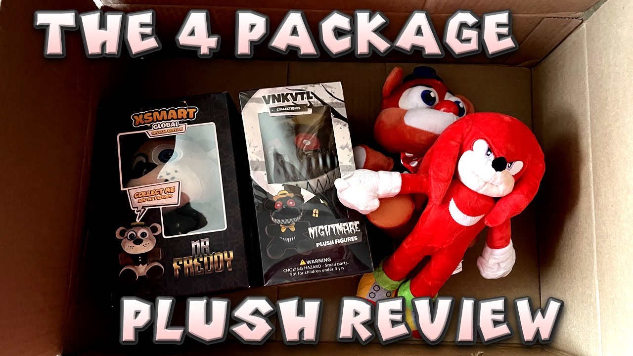 The 4 Package Plush Review - Xsmart Global VNKYTL Sonic Movie 2 And ...