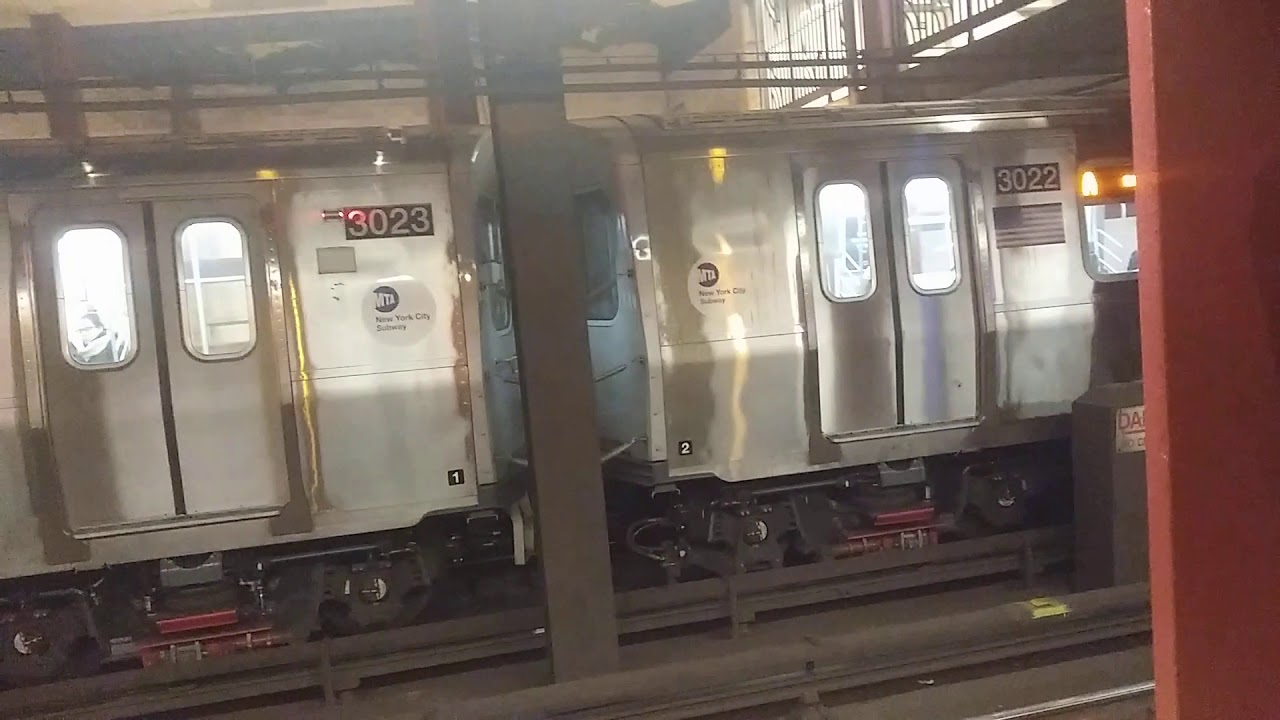 IND Fulton Street Line: 207 Street Bound R179🍋 A Train At Utica Avenue ...