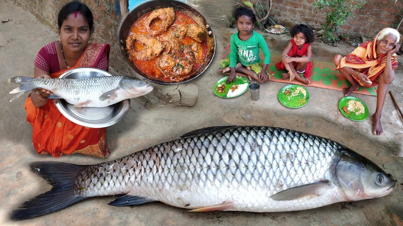 Fish curry recipe village style |Fish cooking and eating ||rural ...