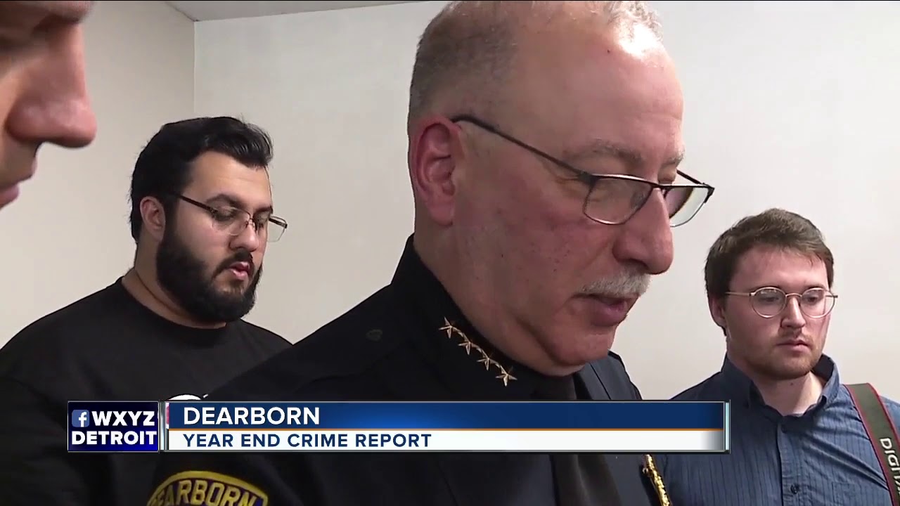 Dearborn Police Department go over year-end police report - YouTube